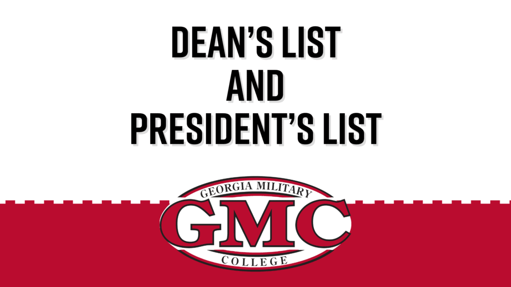 Dean's List and President's List 25F1CMP